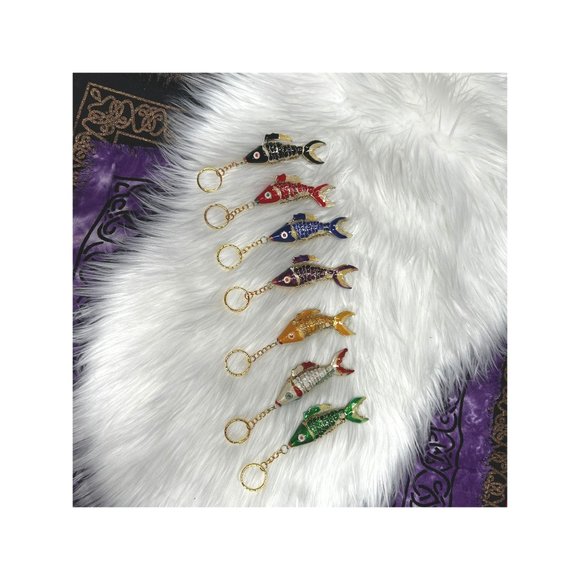Accents | Cloisonne Enamel Koi Fish Key Chains Charms | Poshmark